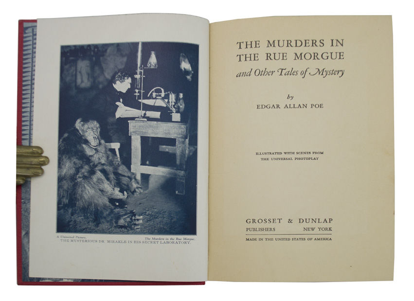Murders in the Rue Morgue by POE, Edgar Allan | 1932 | Grosset & Dunlap ...
