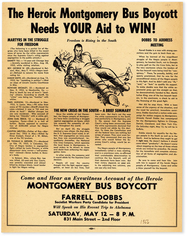 Montgomery Bus Boycott Posters