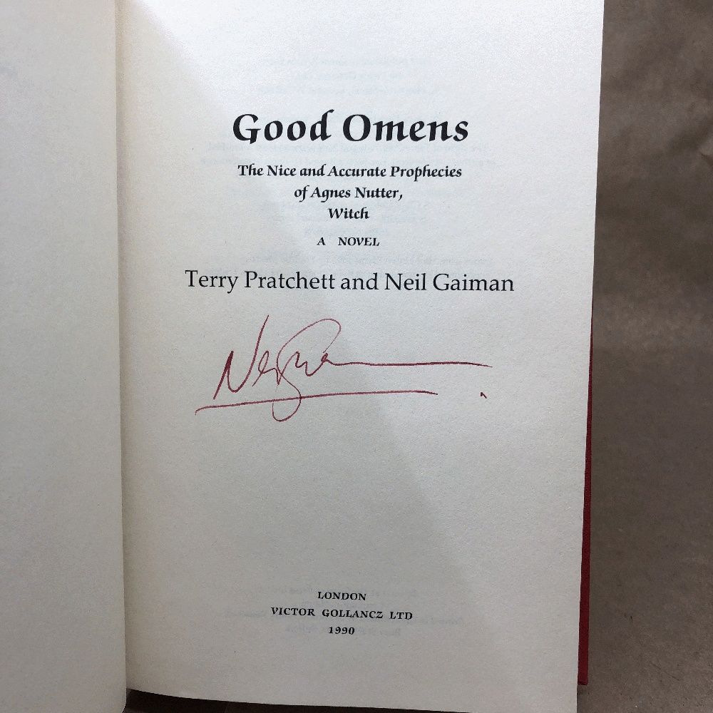 Good Omens by Pratchett, Terry and Neil Gaiman | Hardcover | 1990 ...