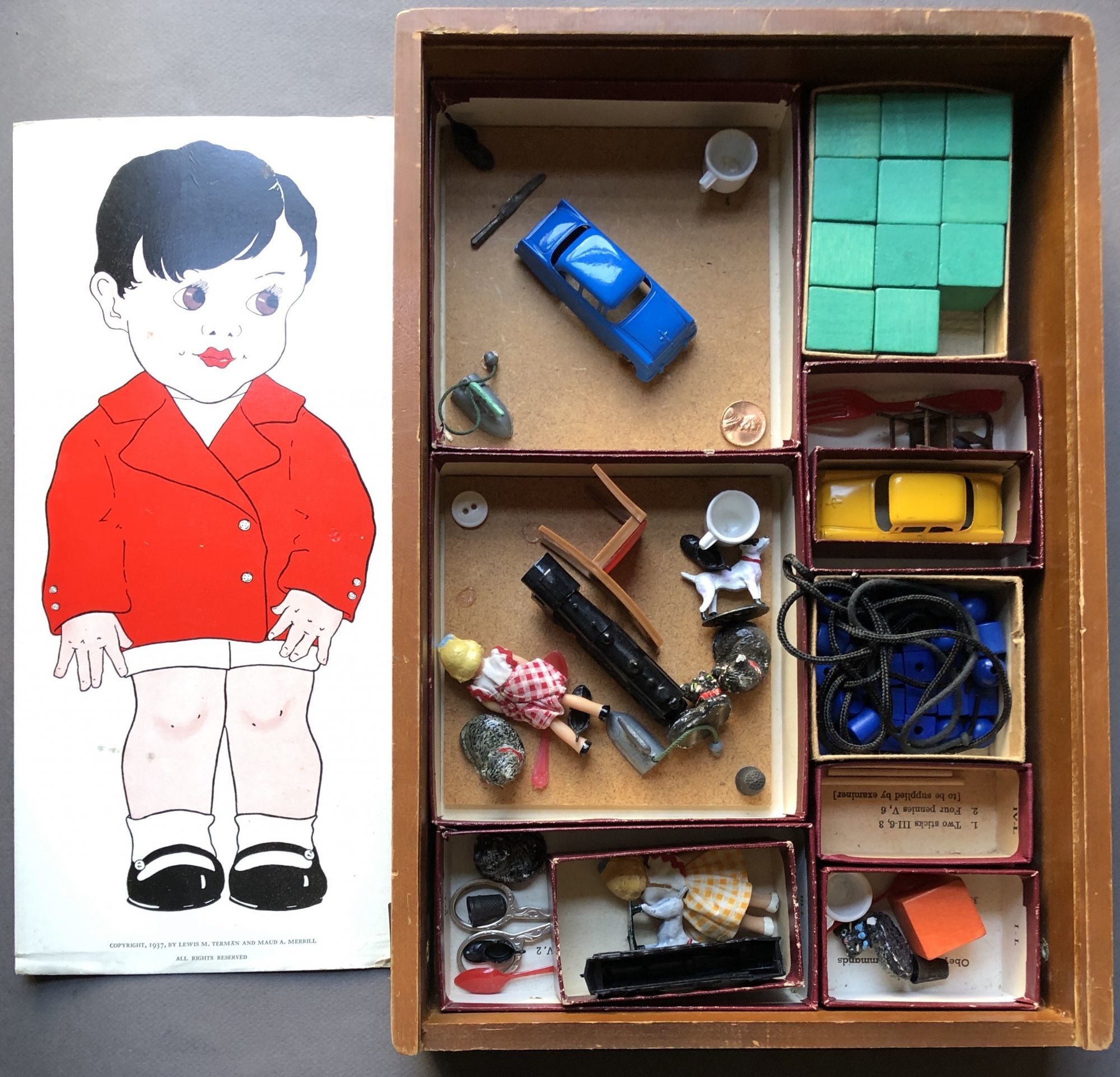 4 Intelligence Scale tests: Stanford-Binet Intelligence Scale, 1937 ...