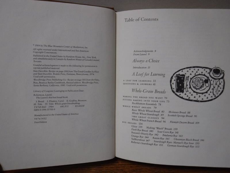 The Laurel's Kitchen Bread Book: A Guide to Whole-Grain Breadmaking by ...