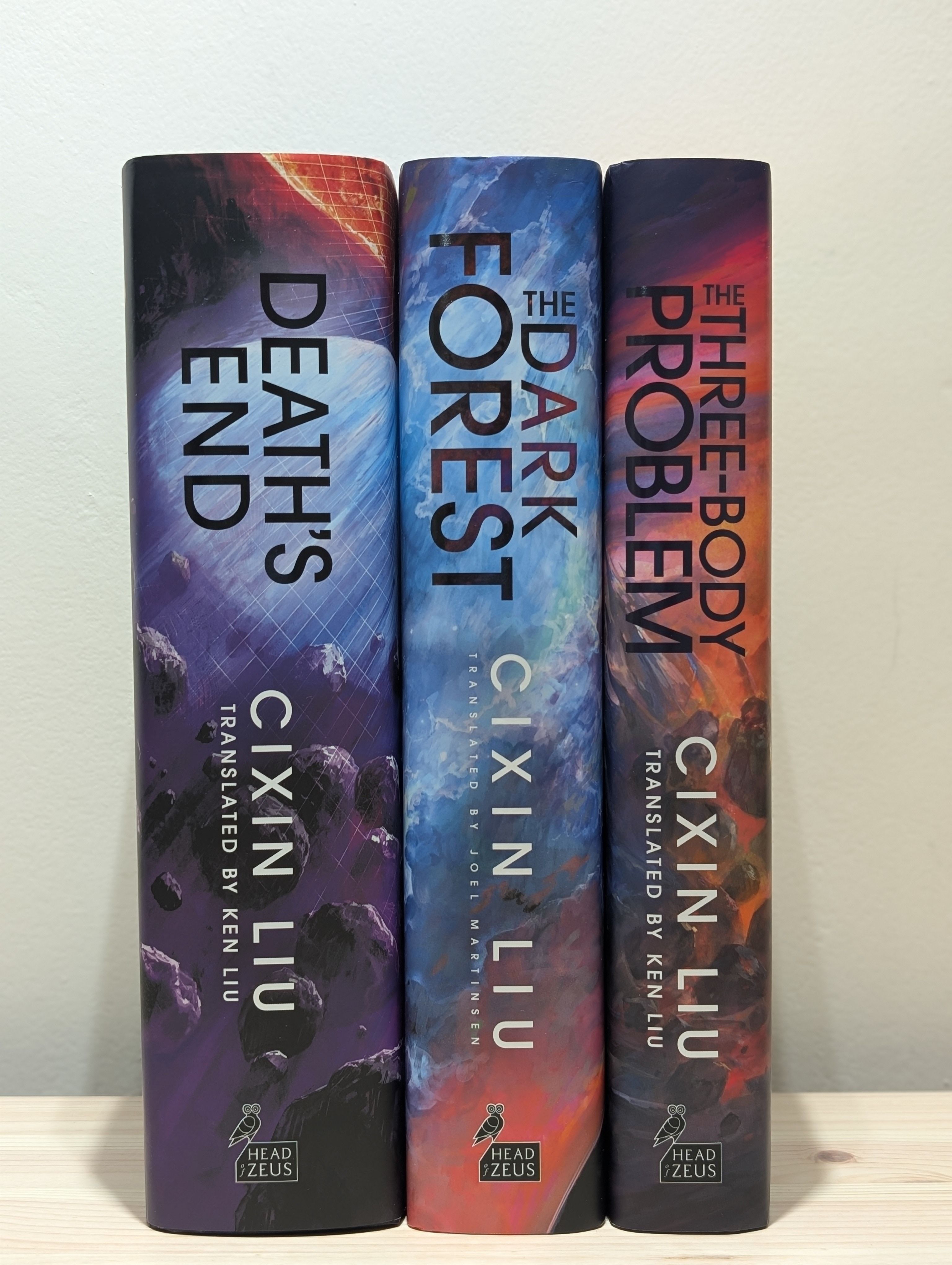 The Three-Body Problem, The Dark Forest, Death's End (Special Stamped Edition with sprayed edges ...