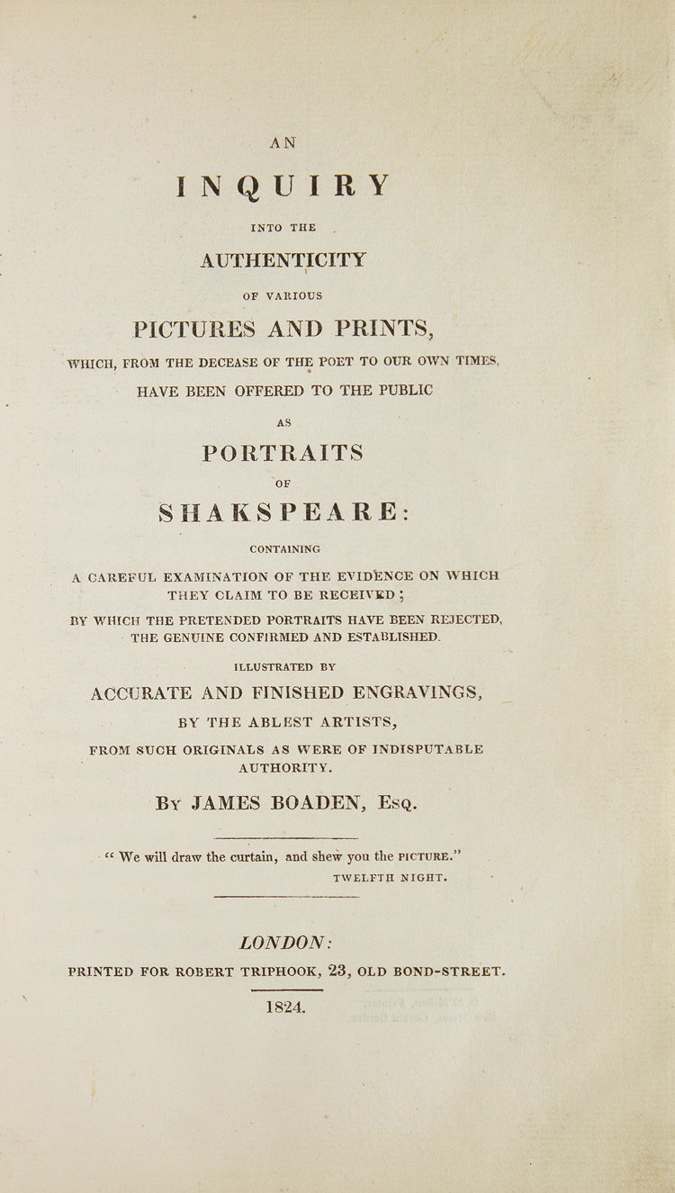 An Inquiry into the Authenticity of Various Pictures and Prints, Which ...