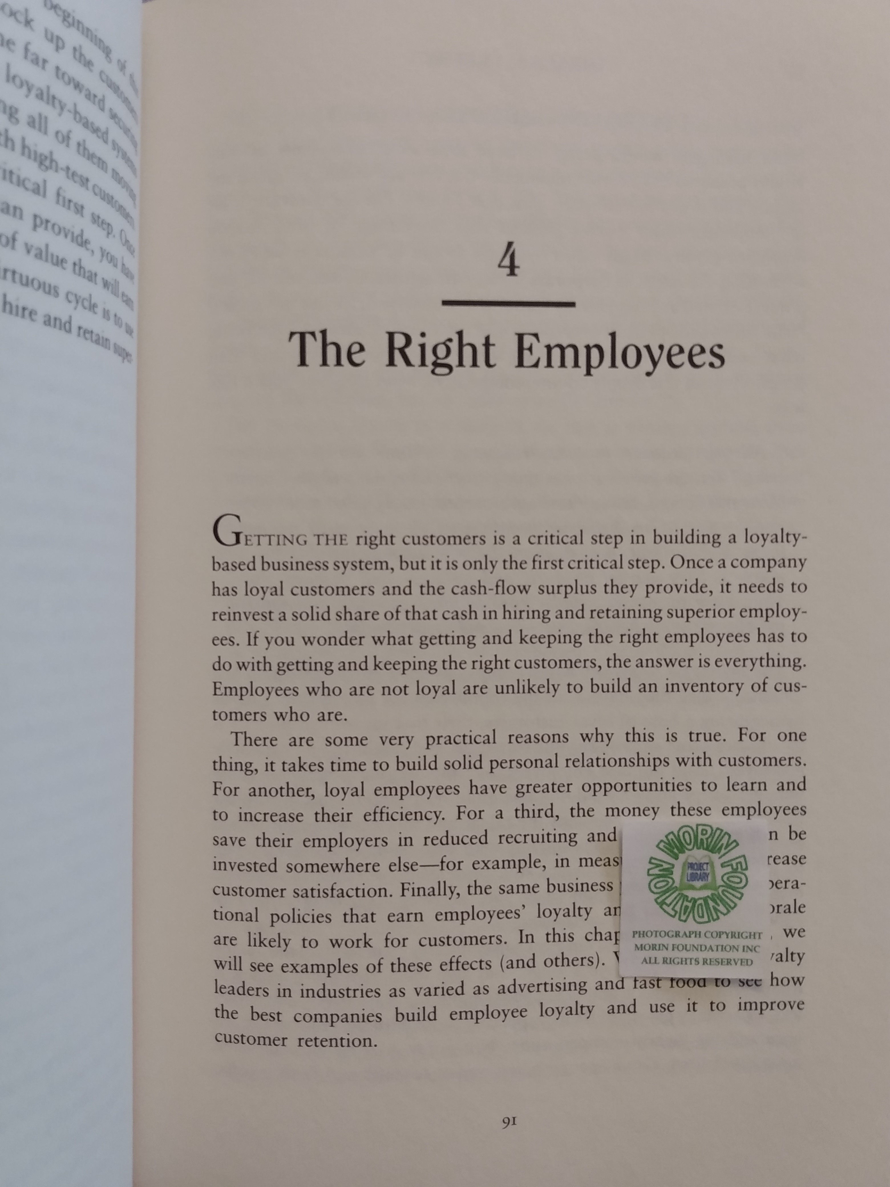 The Loyalty Effect: The Hidden Force Behind Growth, Profits, and ...