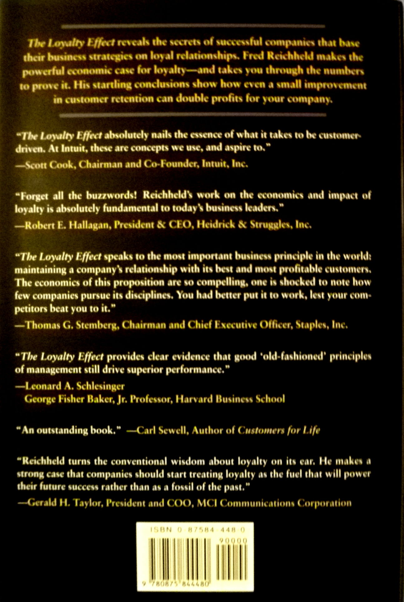 The Loyalty Effect: The Hidden Force Behind Growth, Profits, and ...