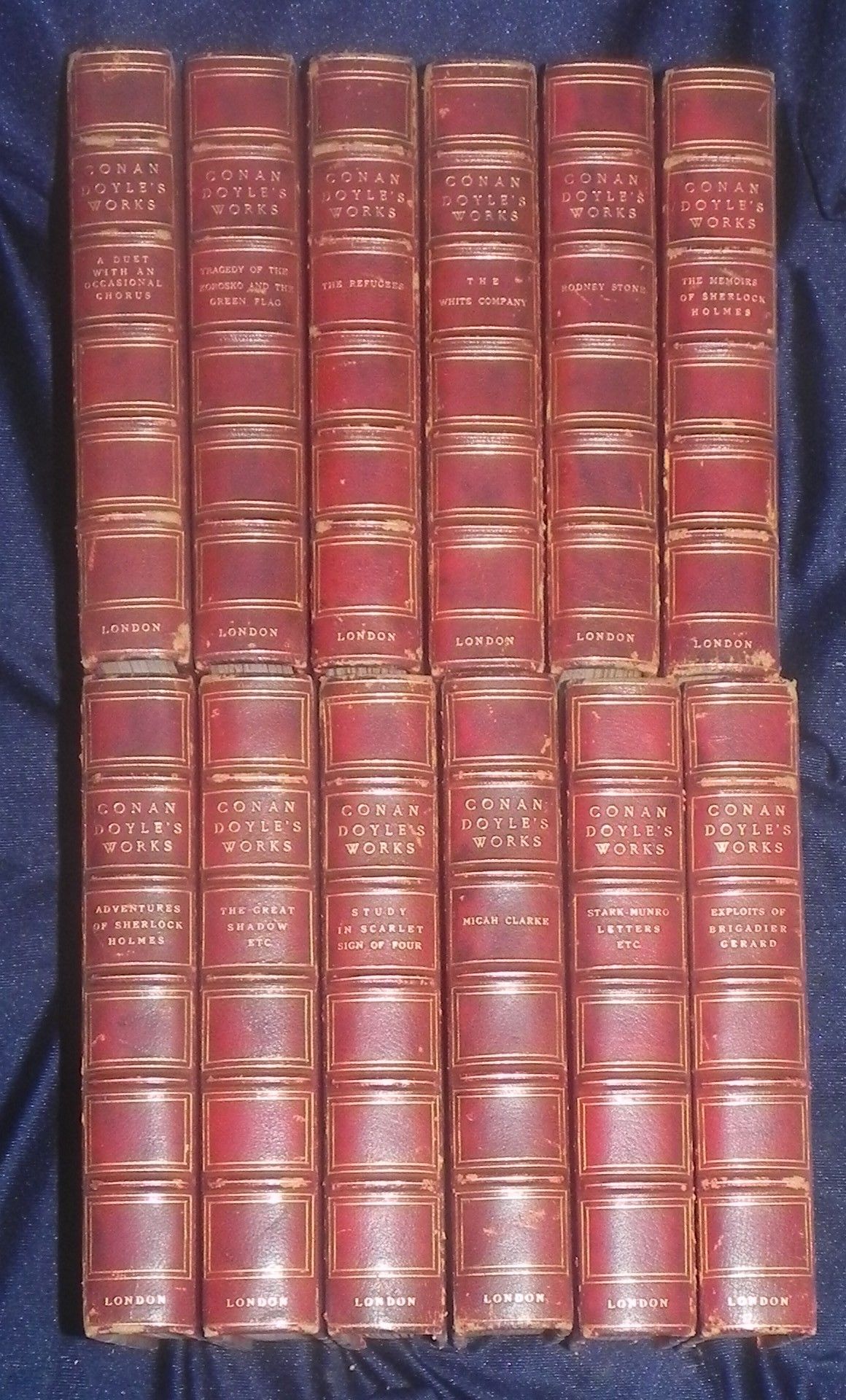 The Works of Arthur Conan Doyle 12 Vol Set Limited Signed #290/1000 by ...