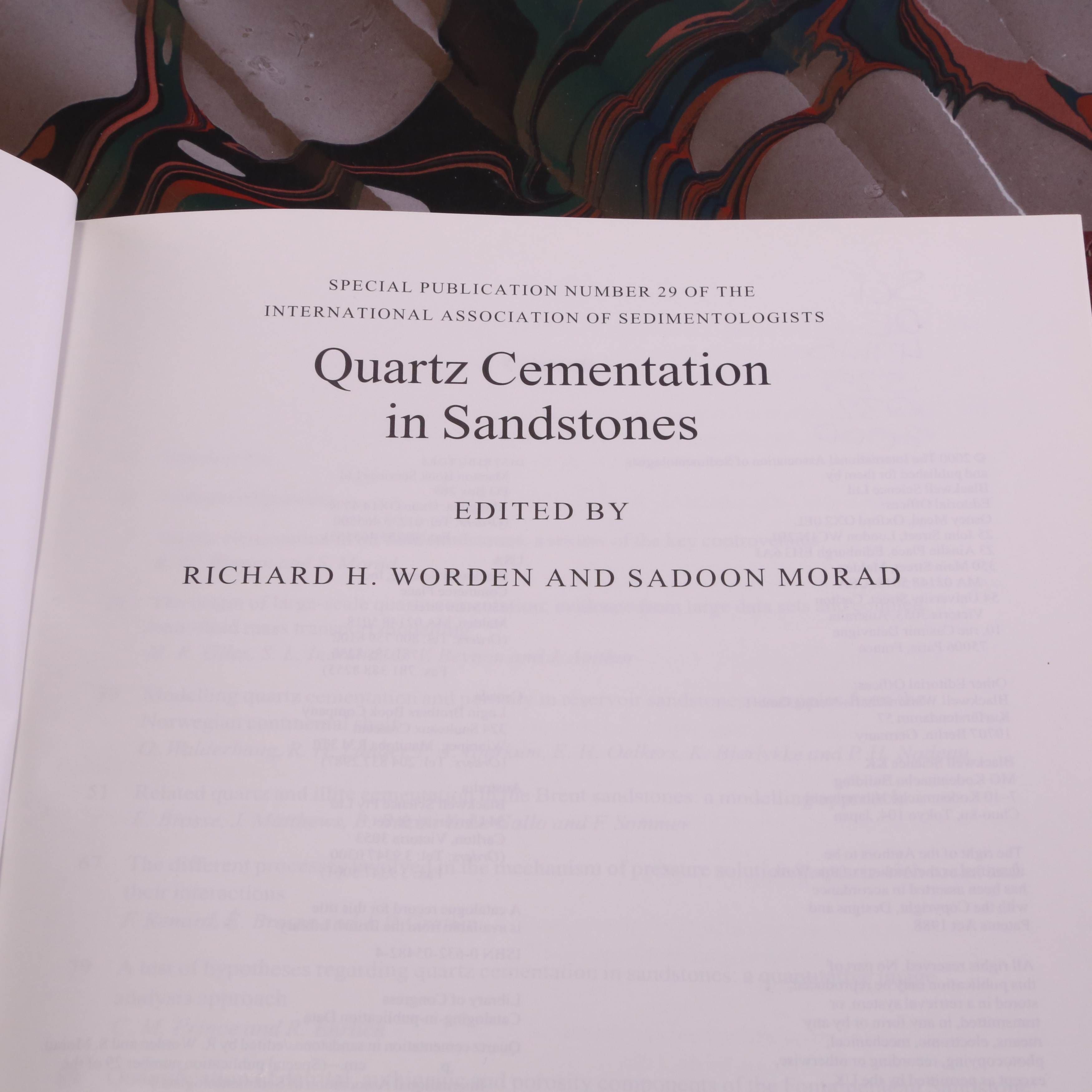 Quartz Cementation in Sandstones by R. Worden (Editor); Sadoon Morad ...