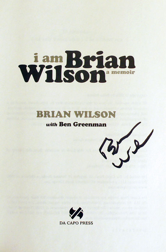 I Am Brian Wilson (Signed in Person, Not tipped-in, Not autopen) by ...