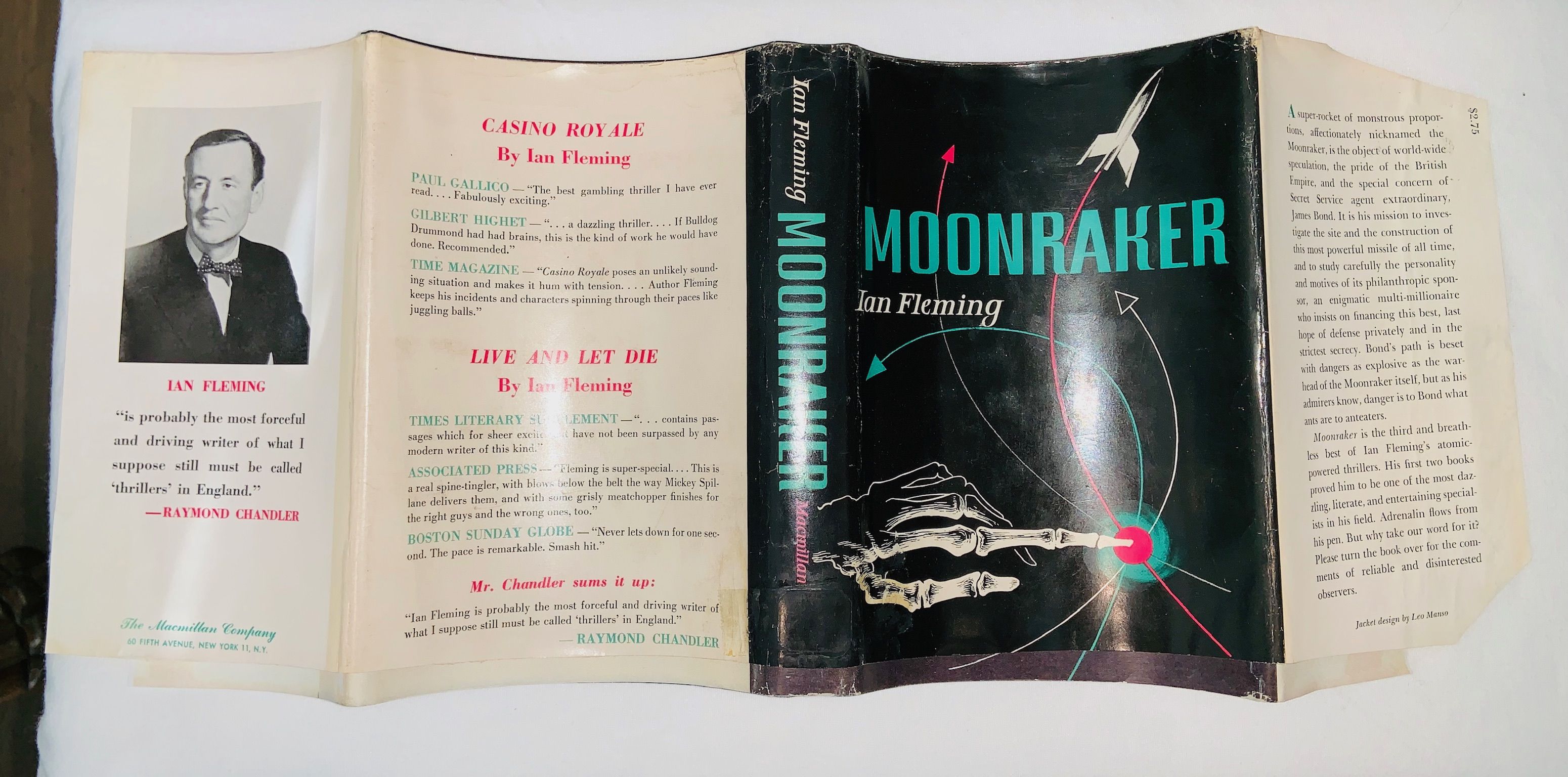 Moonraker by Ian Fleming | | 1955 | Macmillan | Biblio