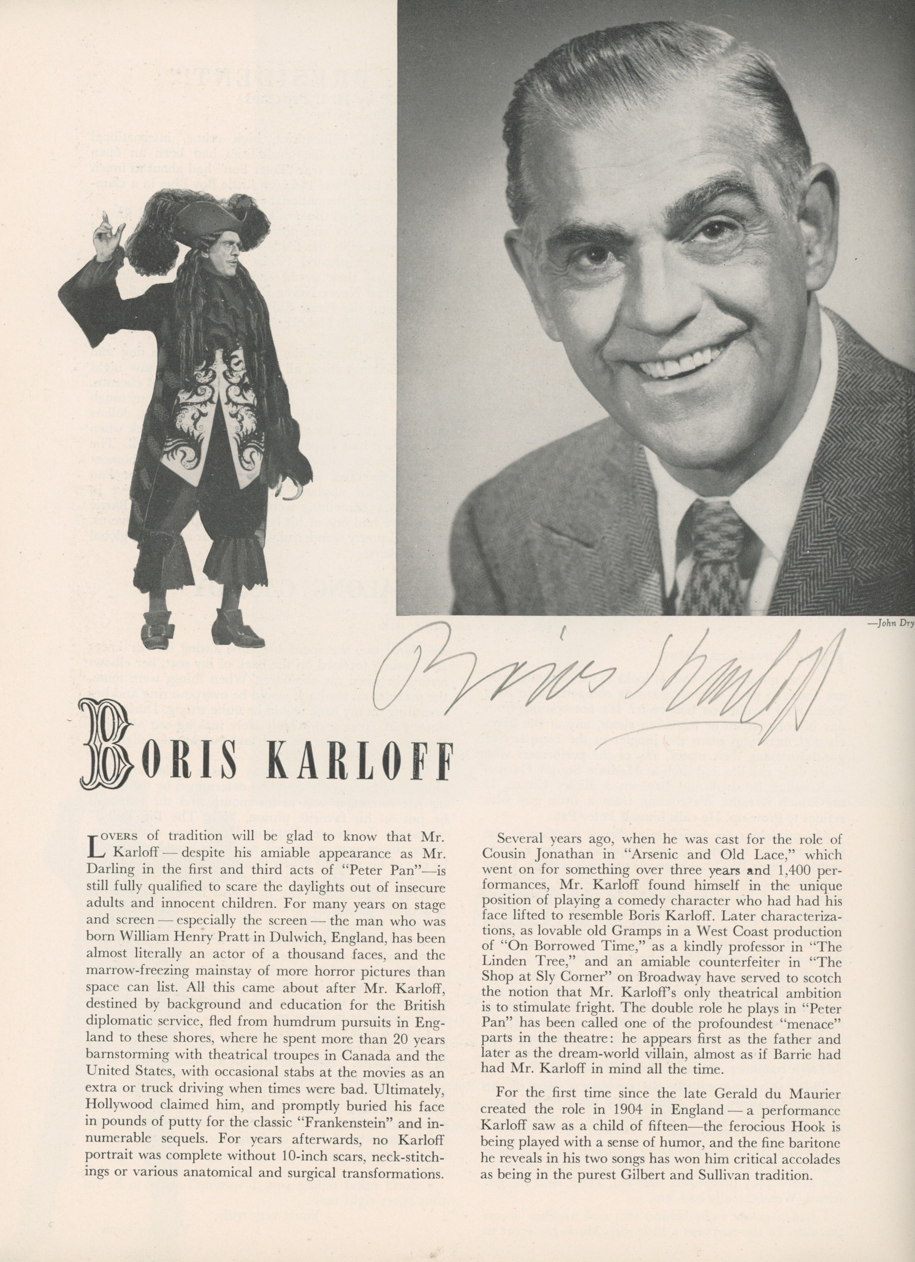 Peter Pan" - Signed Souvenir Program by Bernstein, Leonard. (1918-1990 ...