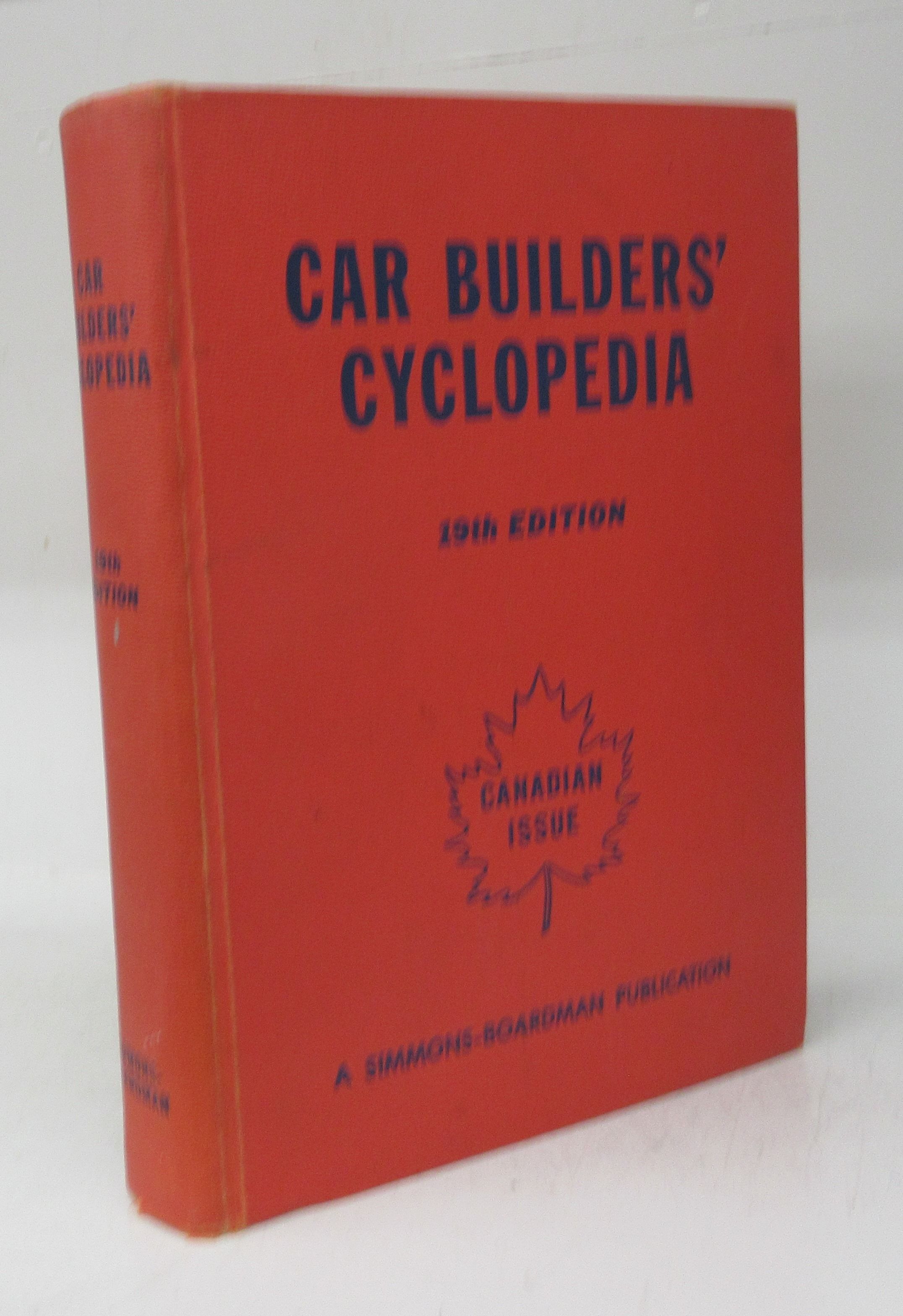 1953 Car Builders' Cyclopedia Of American Practice by PECK, C.B., et al ...