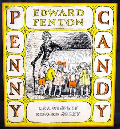 Preliminary cover design for Penny Candy, by Edward Fenton 1970 | Biblio