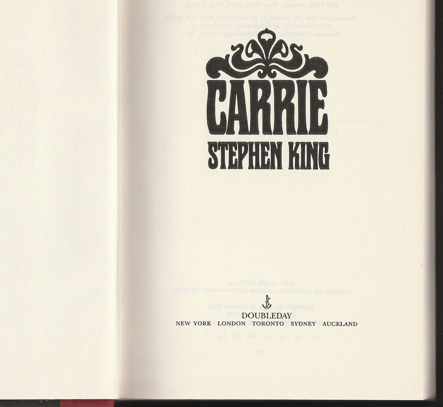 BIBLIO | Carrie [Eleventh Printing with Signed News-Clipping ...