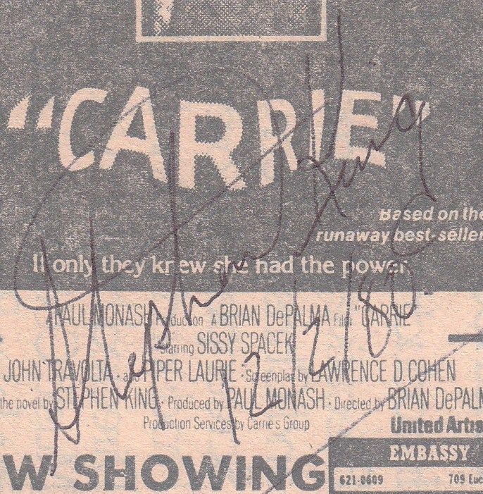 BIBLIO | Carrie [Eleventh Printing with Signed News-Clipping ...