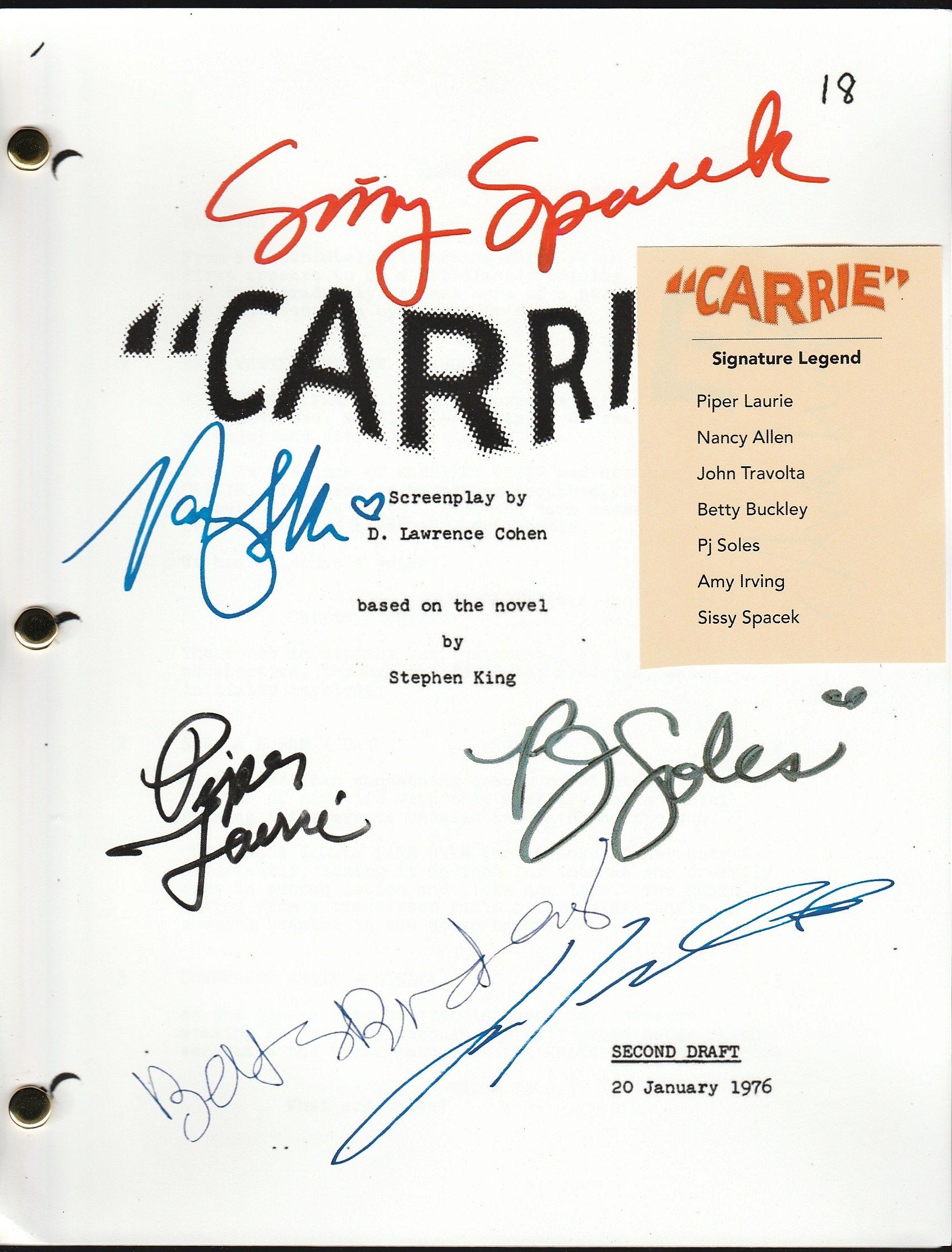 BIBLIO | Carrie [Eleventh Printing with Signed News-Clipping ...