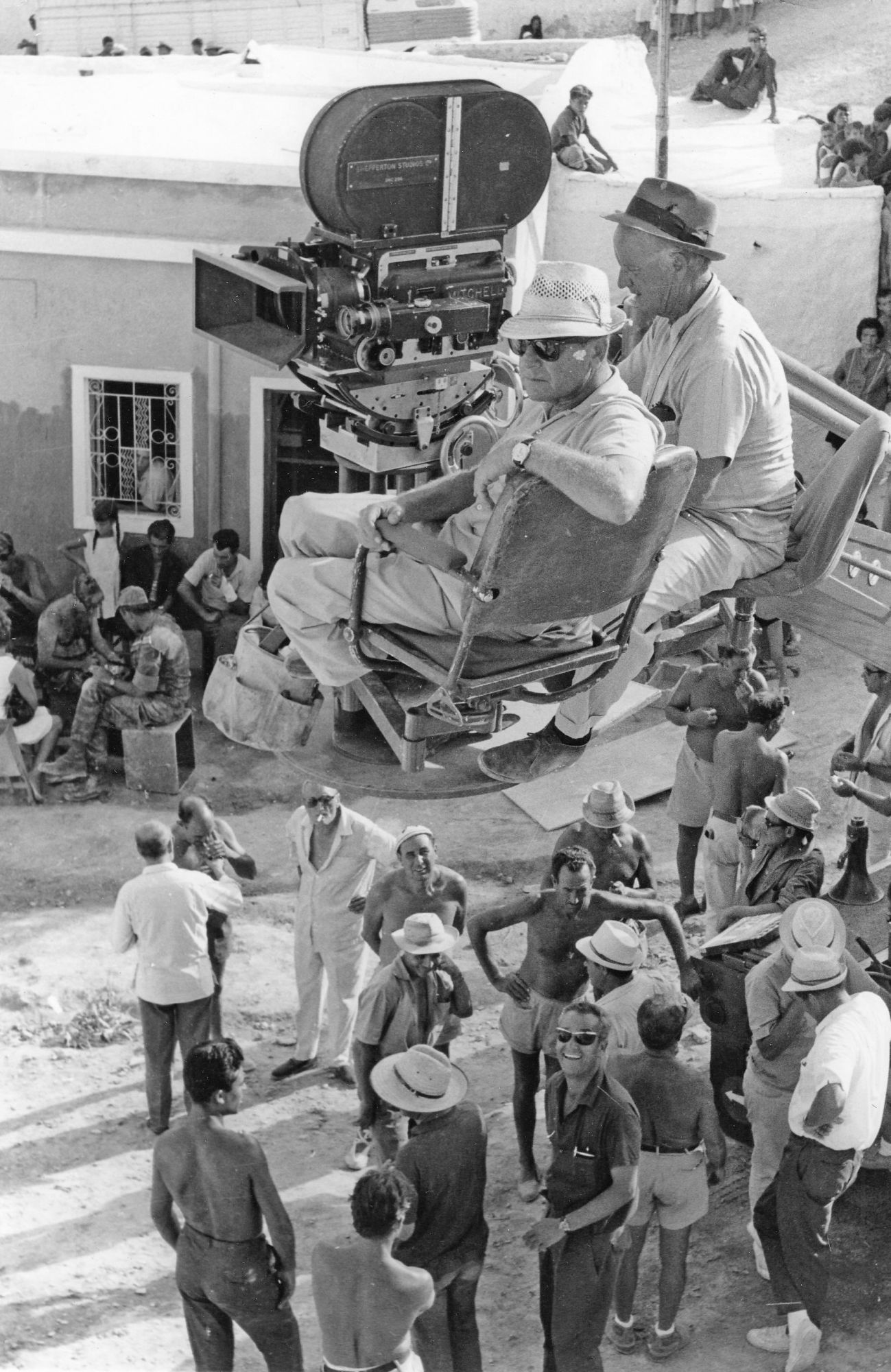 Lost Command (Archive of eight original photographs taken on the set of ...