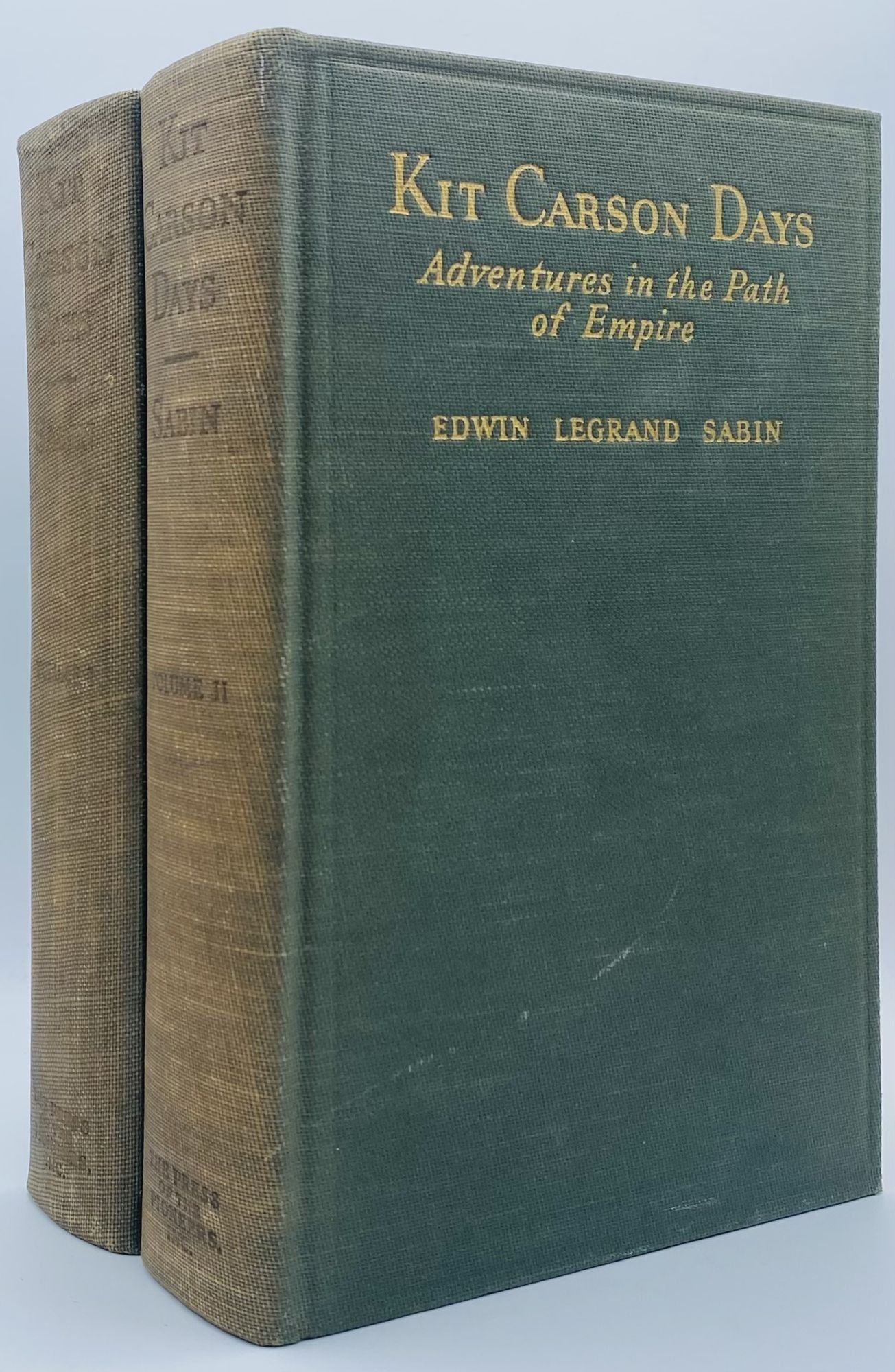 Kit Carson Days, 1809-1868: Adventures in the Path of Empire by Sabin, Edwin L. | Search for ...