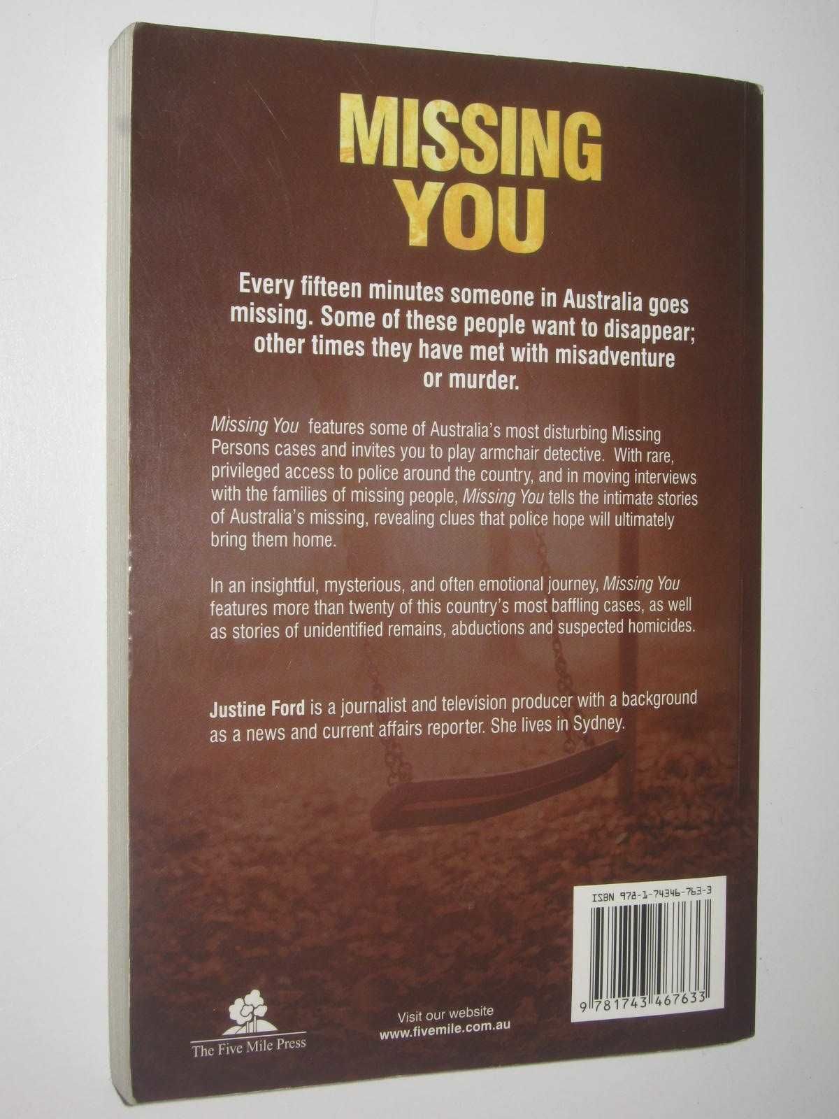 Missing You : Australia's Most Mysterious Unsolved Missing Persons ...