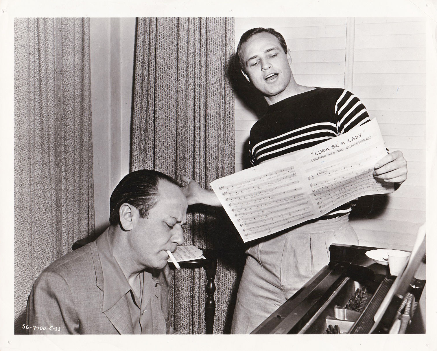 Frank Sinatra And Marlon Brando