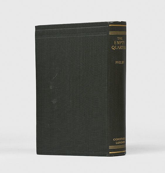 The Empty Quarter. by PHILBY, Harry St John Bridger | 1933 | Biblio
