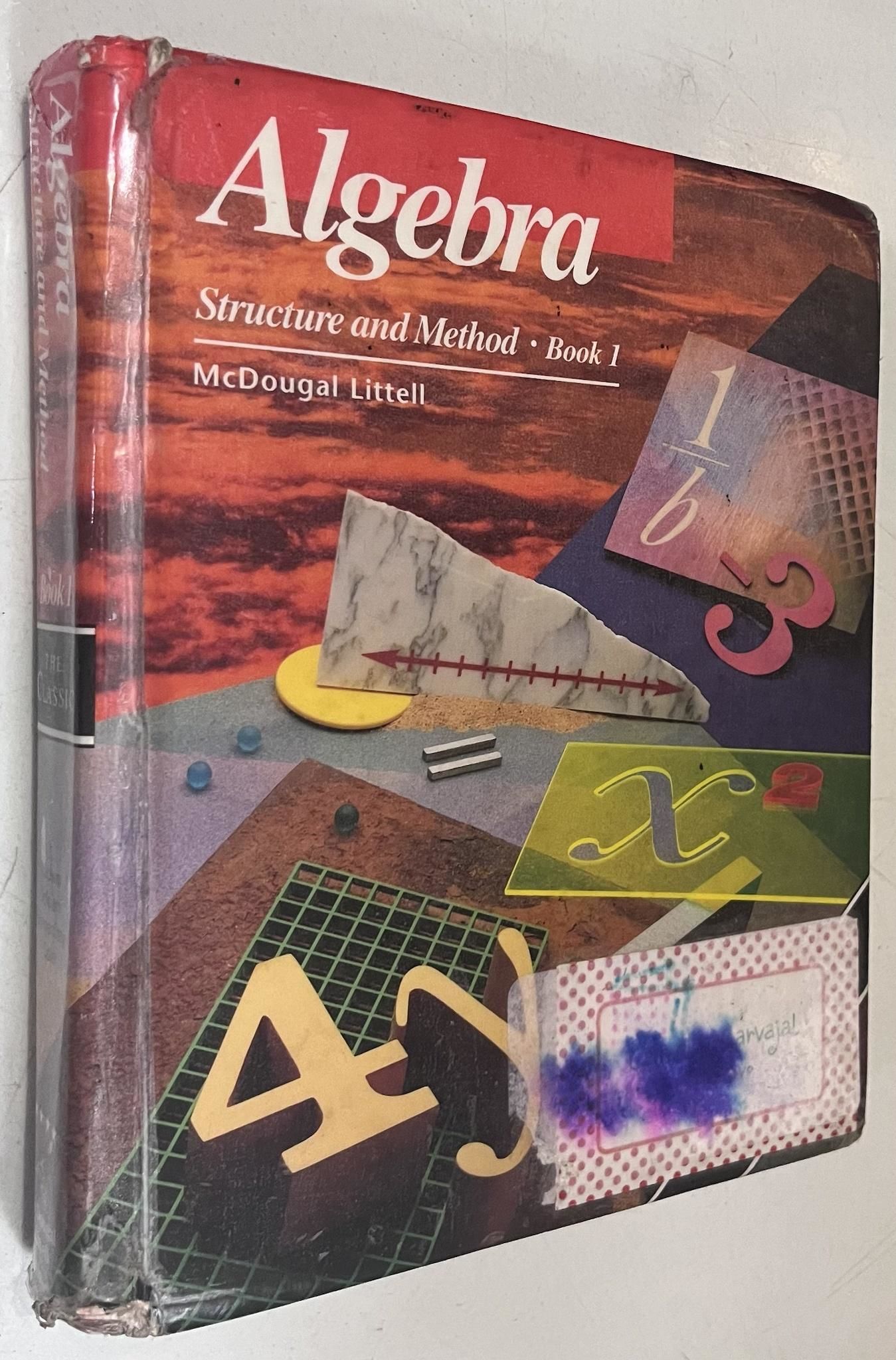 Algebra Structure And Method Book 1 By Richard G Brown Mary P Dolciani Robert H