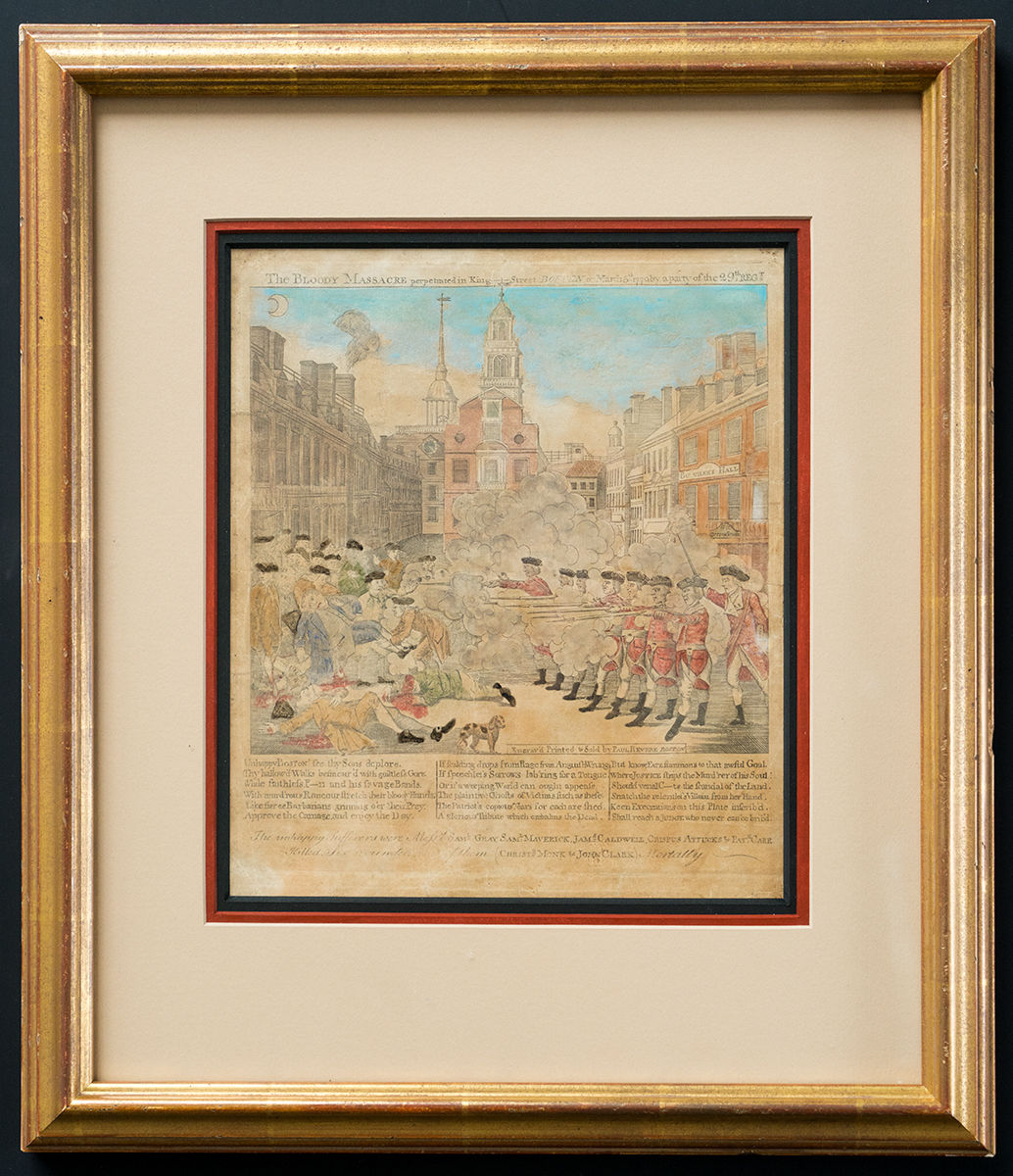 Paul Revere’s Iconic Boston Massacre Print by PAUL REVERE | 1770 | Edes ...