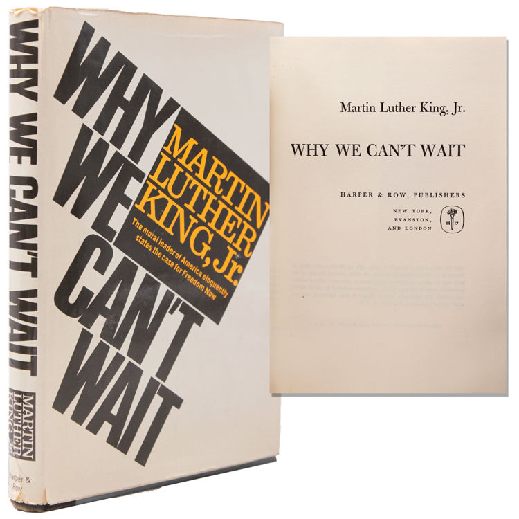 Why We Can't Wait by King, Martin Luther, Jr | xii, [ii], 178pp. 1 vols ...