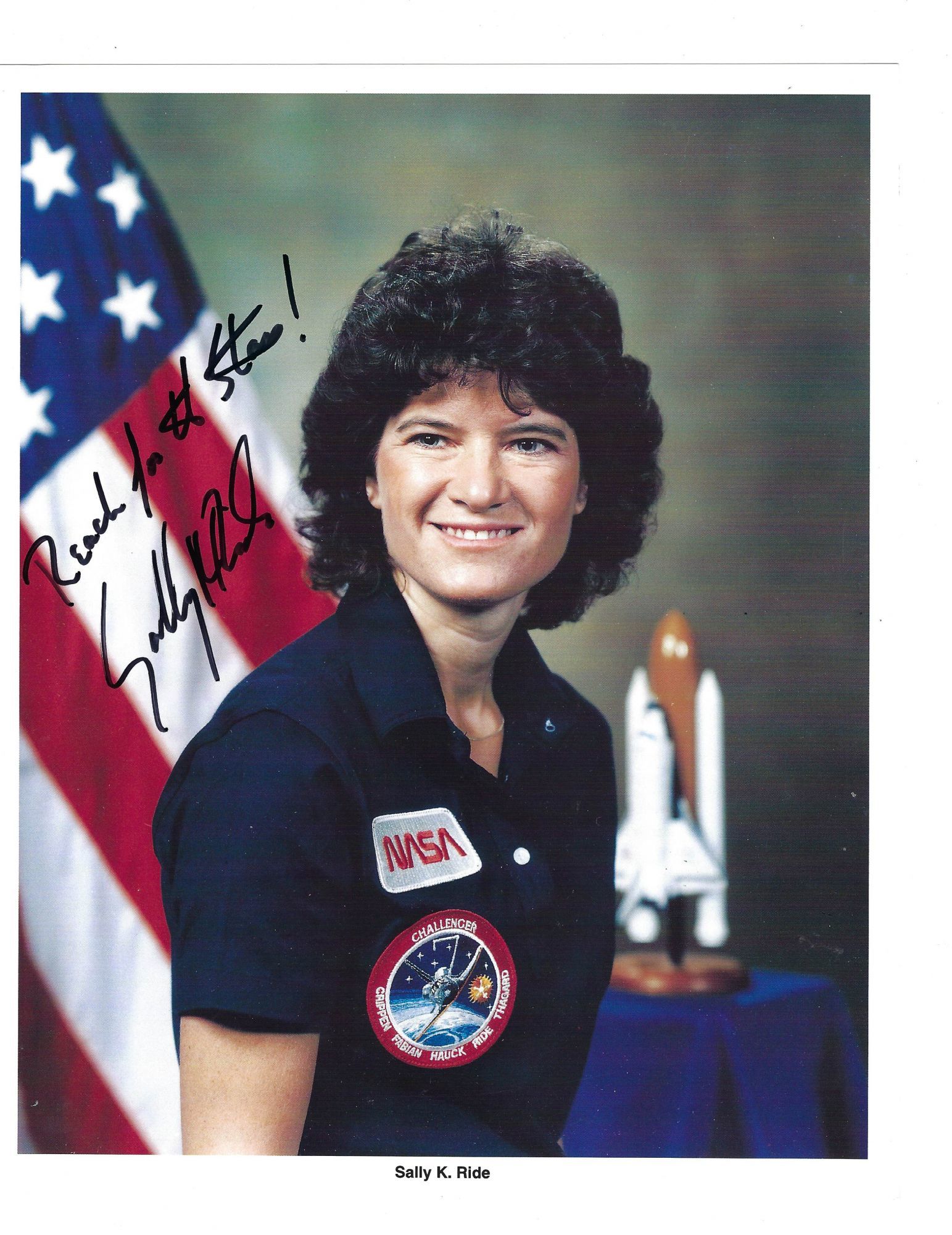 Sally Ride Nasa Badge