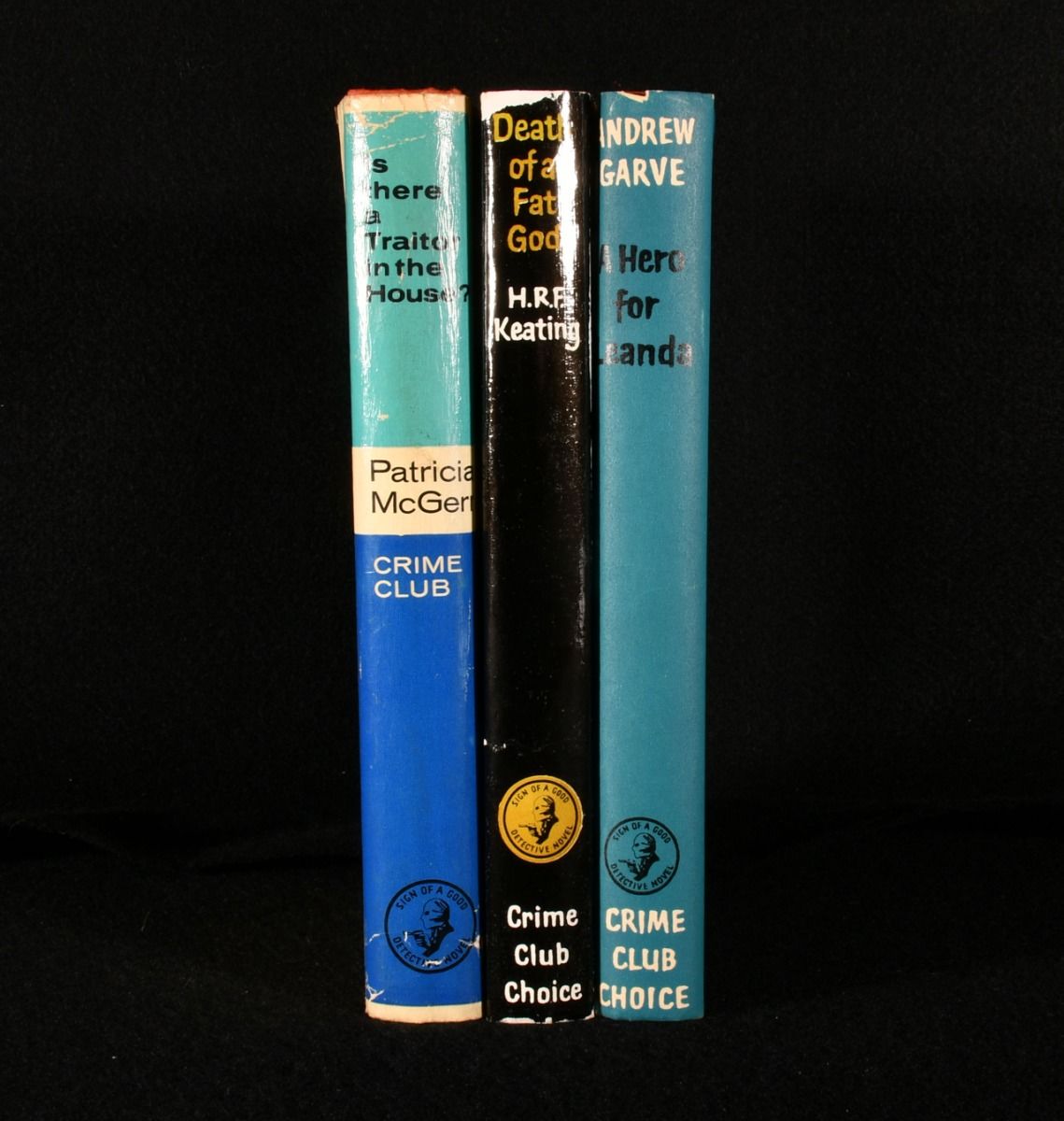 Three Collins Crime Club Choice Novels by Andrew Garve; H. R. F ...