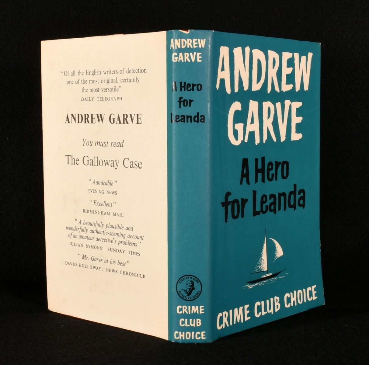 Three Collins Crime Club Choice Novels by Andrew Garve; H. R. F ...