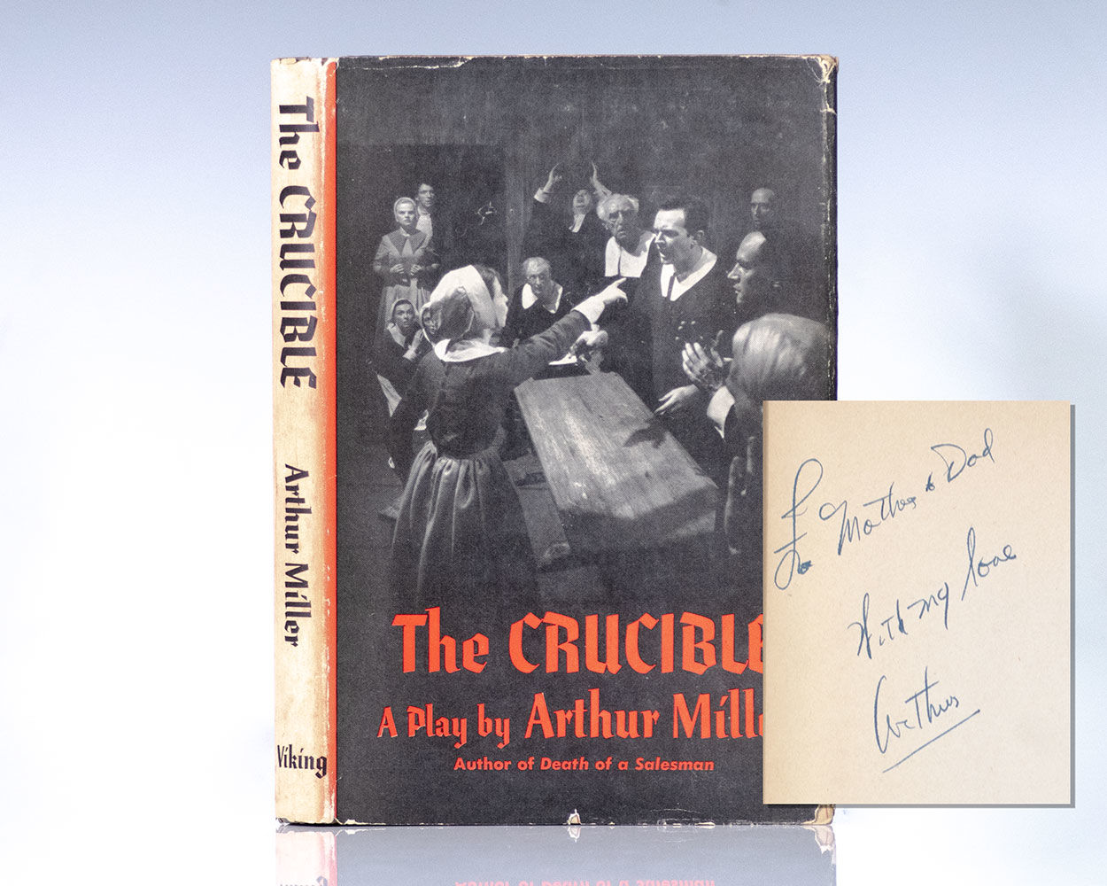 The Crucible Book Cover Arthur Miller