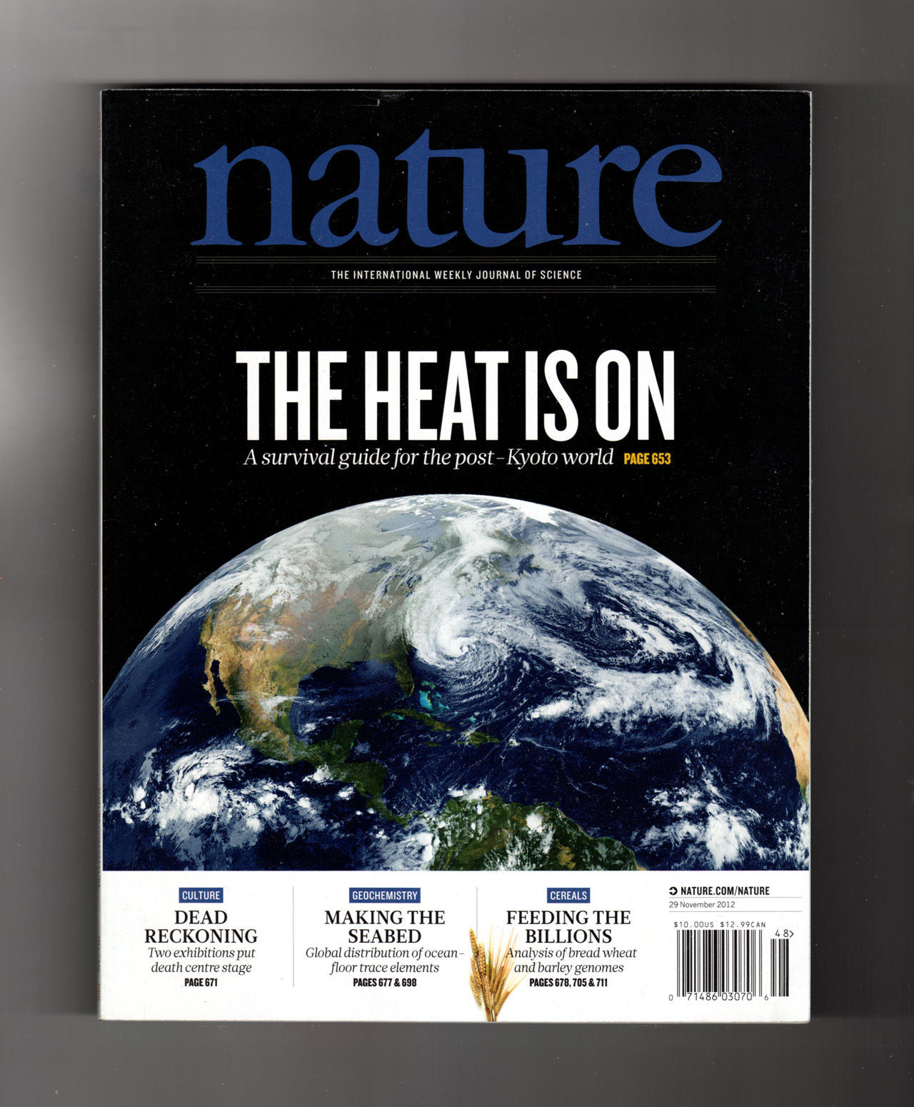 Nature: The International Weekly Journal of Science. 29 November, 2012 ...