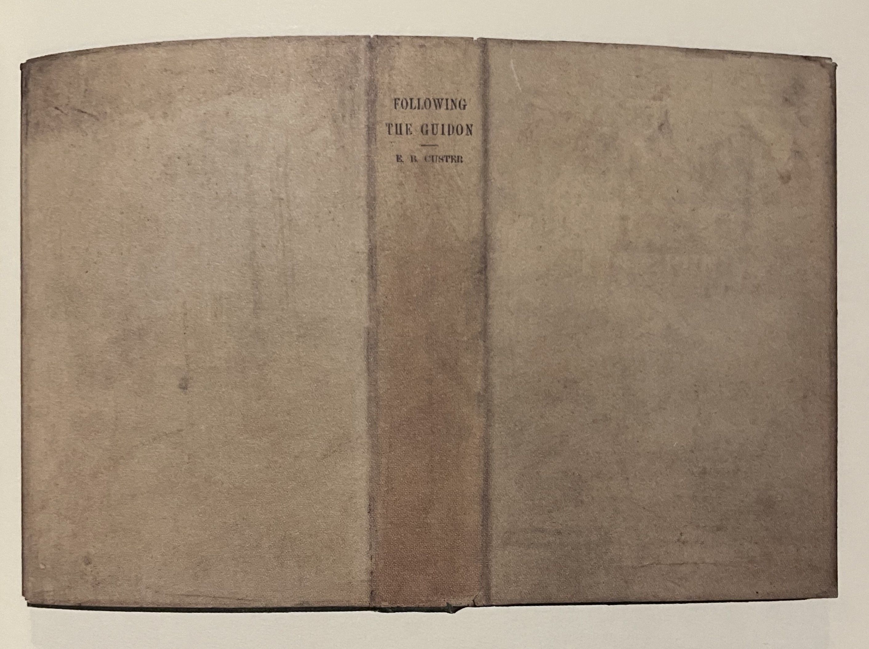 Following the Guidon [in very rare dust jacket] by Elizabeth Custer ...