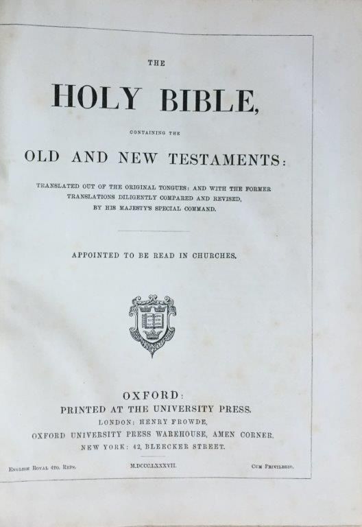 The Holy Bible, containing the Old and New Testaments; translated ...