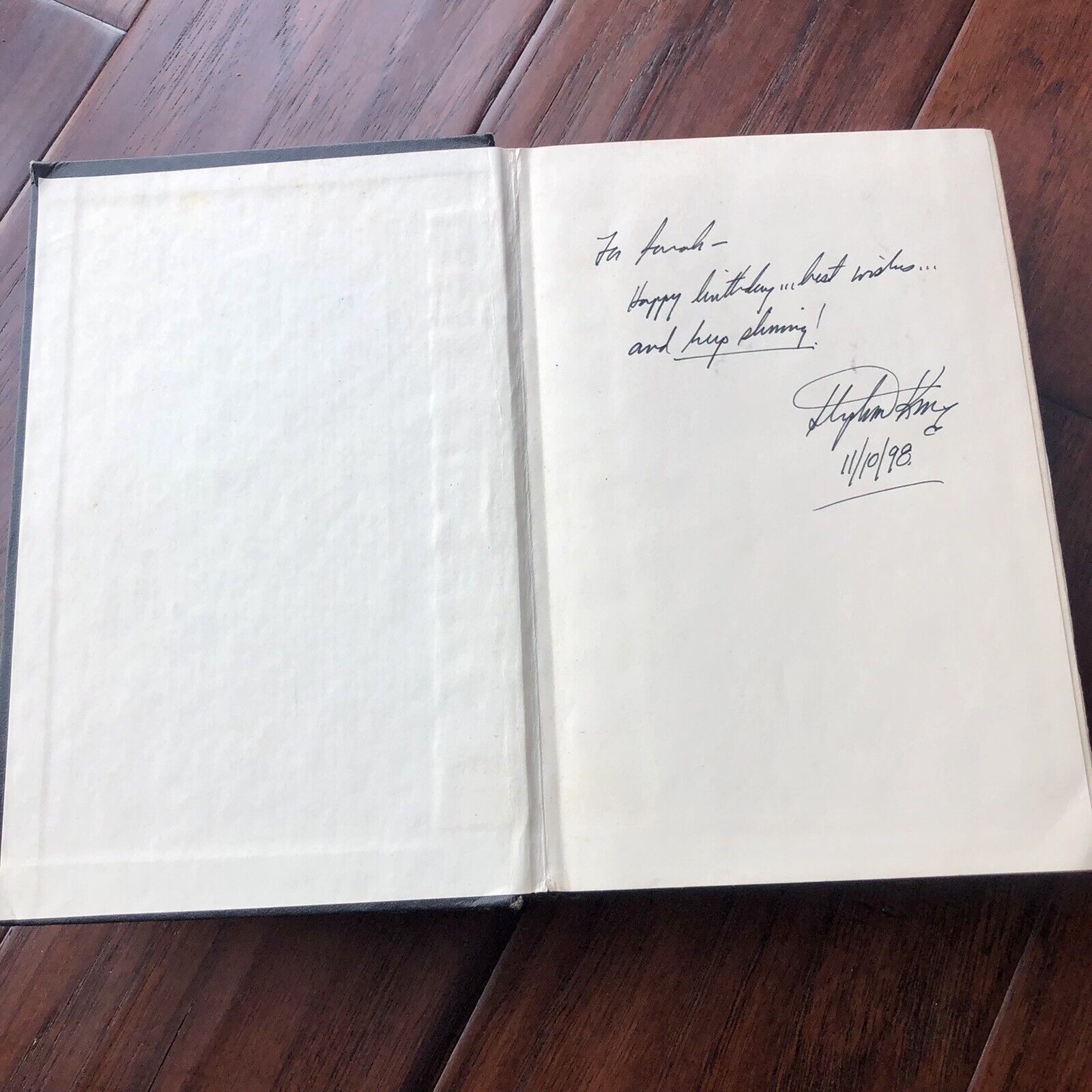 Stephen King Hand Signed "...Keep Shining" Autograph THE SHINING by ...