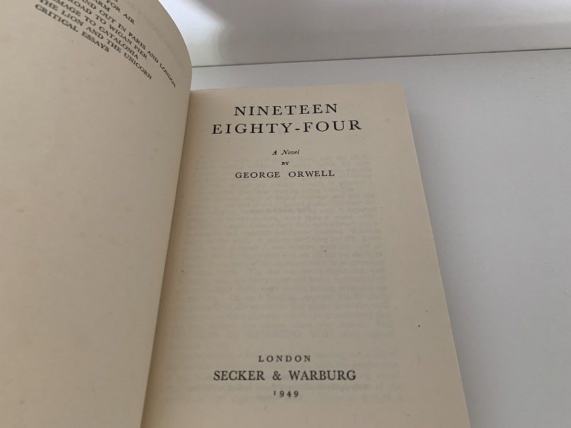 Nineteen Eighty-Four (1984) by Orwell, George | Hardcover | 1949 ...