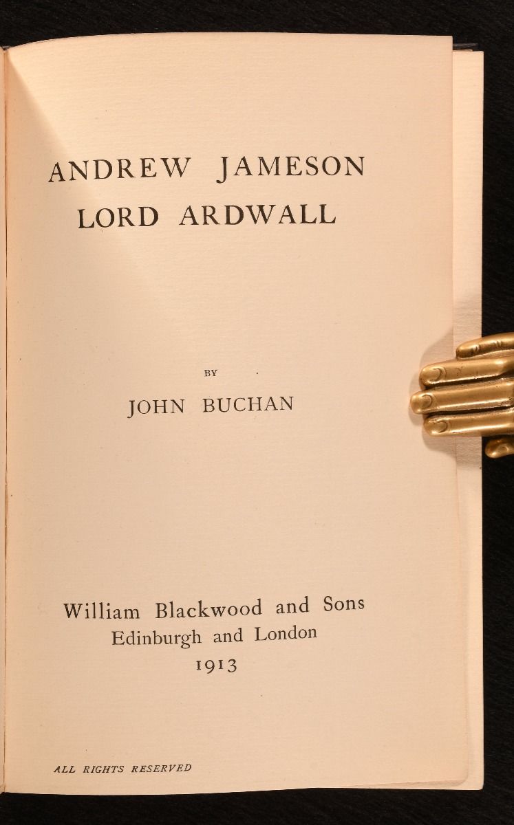 Andrew Jameson, Lord Ardwall by John Buchan | Cloth | 1913 | William ...