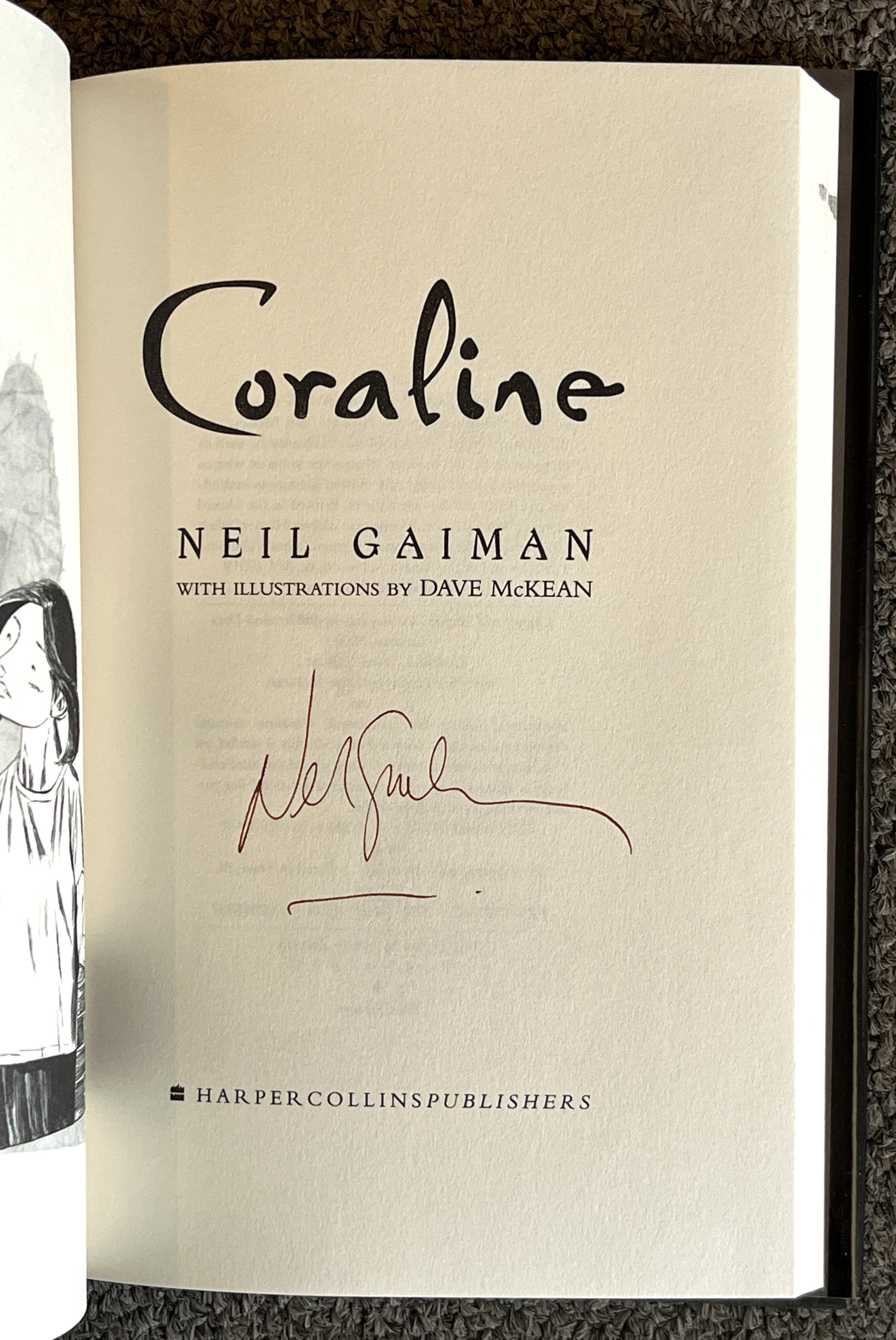 Dave Mckean Coraline Cover