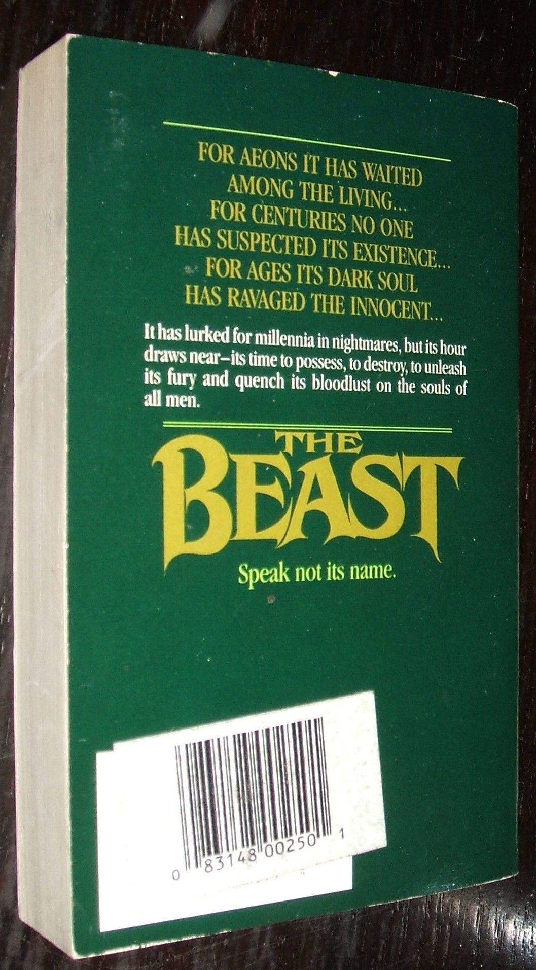 The Beast by Marie Ardell White; James Gordon White | MassMarket | 1994 ...