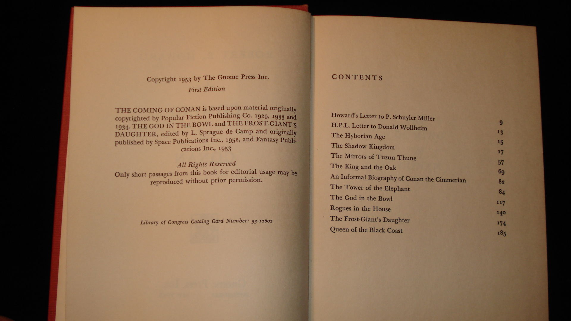 BIBLIO | The Coming Of Conan by Robert E Howard | Hardcover Dust jacket ...