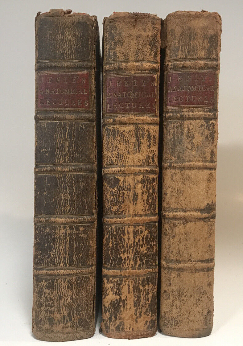 LEATHER Set. ANATOMY. Anatomical Structures. FIRST EDITION 1757. Jenty ...