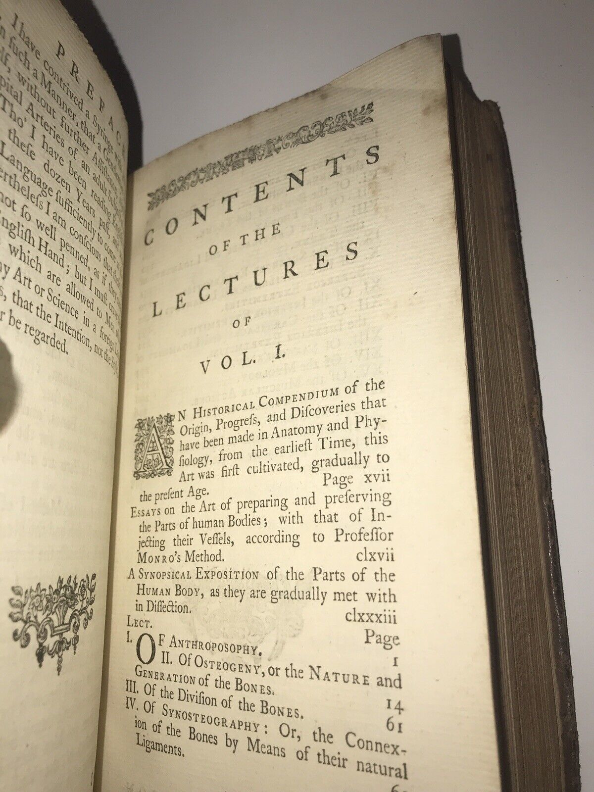 LEATHER Set. ANATOMY. Anatomical Structures. FIRST EDITION 1757. Jenty ...