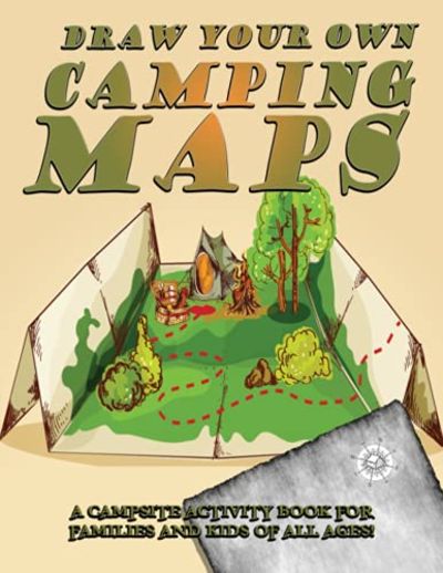 BIBLIO | Draw Your Own Camping Maps - a campsite activity book for ...
