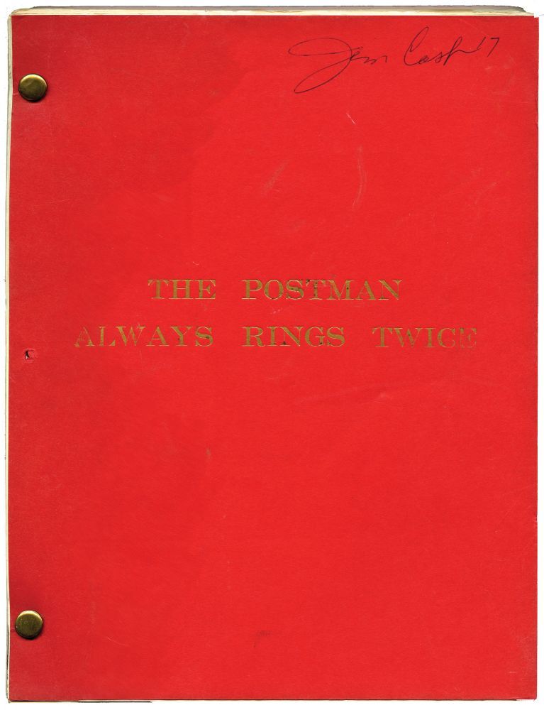 BIBLIO | The Postman Always Rings Twice (Original screenplay for the ...