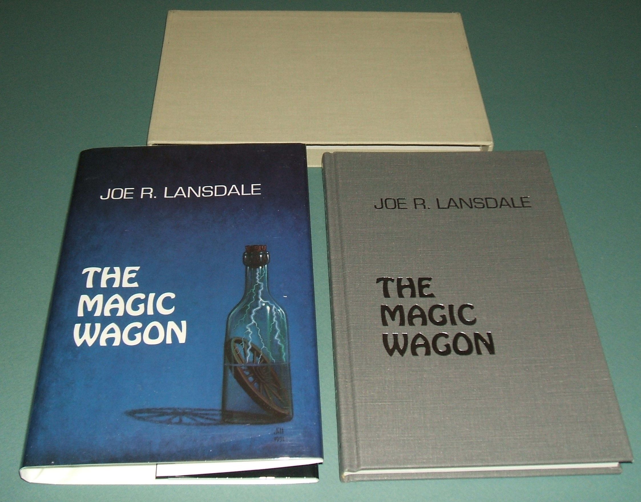 THE MAGIC WAGON by Lansdale, Joe R. [Dust Wrapper art by Jill Bauman ...