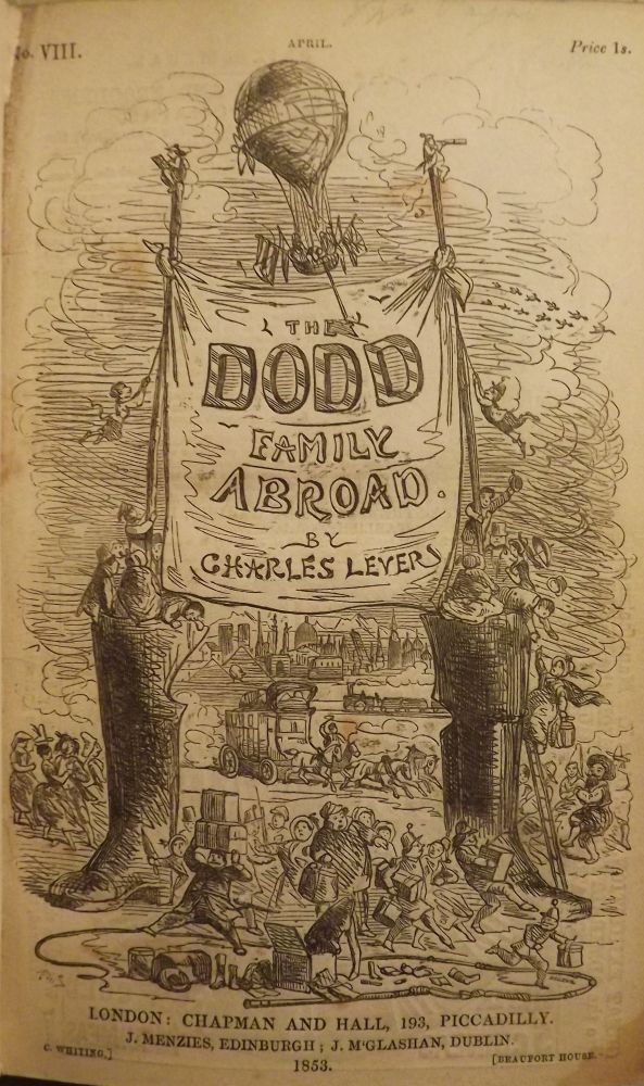 THE DODD FAMILY ABROAD by LEVER, Charles | 1854 | Biblio