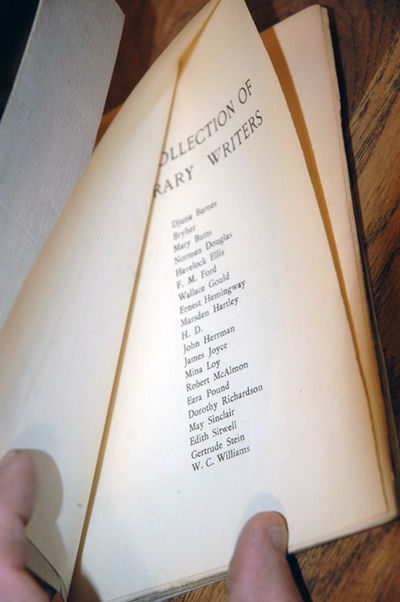 Contact Collection of Contemporary Writers (Barnes, Bryher, Butts ...