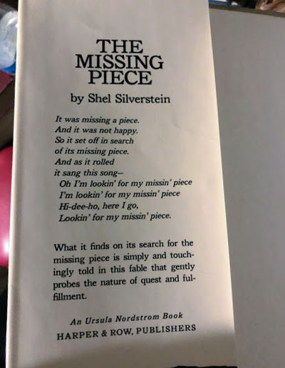 The Missing Piece by Shel Silverstein - First - 1976 - from Reds ...