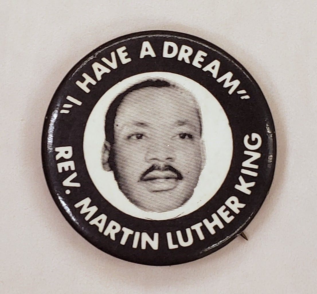 1960s Civil Rights Pins from MLK and SNCC by Martin Luther King Jr ...
