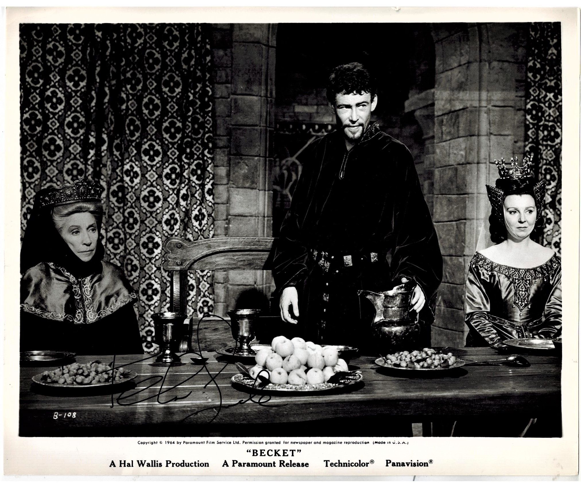 BIBLIO | SIGNED Publicity Photograph of Peter O'Toole in "Beckett" by ...